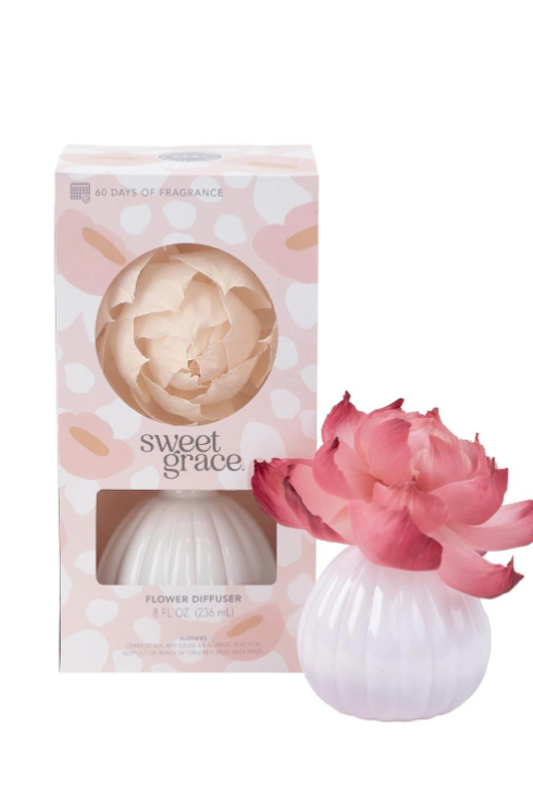8 OZ SWEET GRACE FRAGRANCED FLOWER DIFFUSER – A La Mode